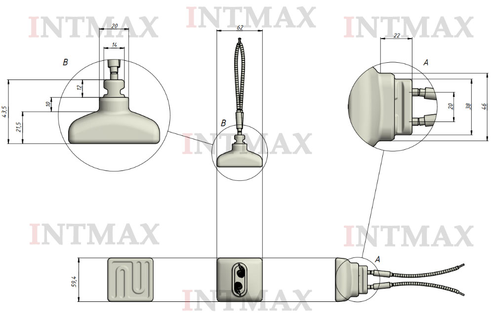 Ceramic infrared heaters ECH → INTMAX Group